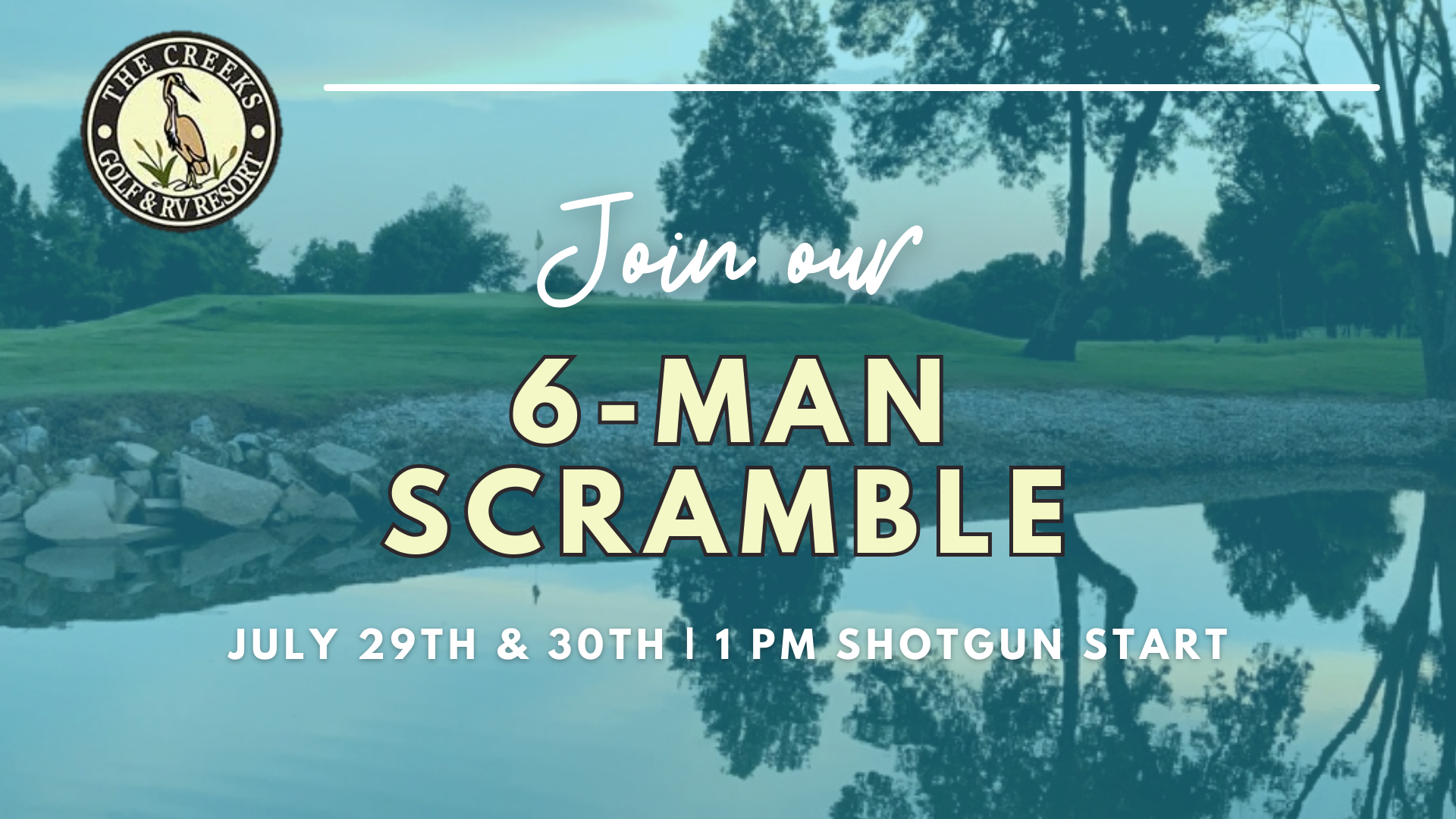 6-person scramble - The Creeks Golf & RV Resort